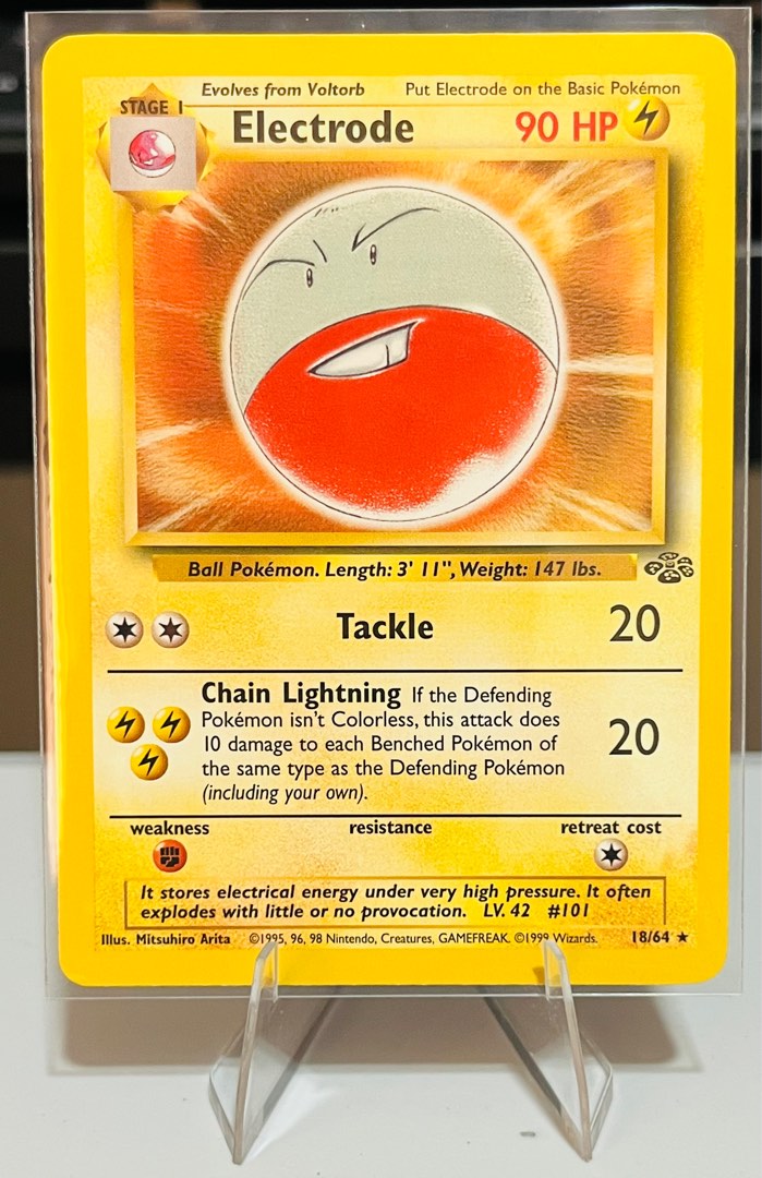 Pokemon Jungle - Electrode (18/64), Hobbies & Toys, Toys & Games on ...