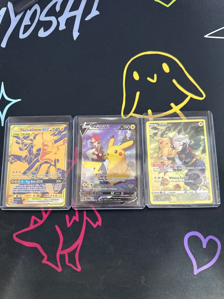 Pokemon Pikachu TG and Promo Set, Hobbies & Toys, Toys & Games on Carousell