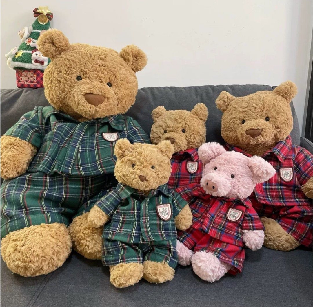 {PREORDER} jellycat bartholomew bear barbabus pig bedtime pajamas ...