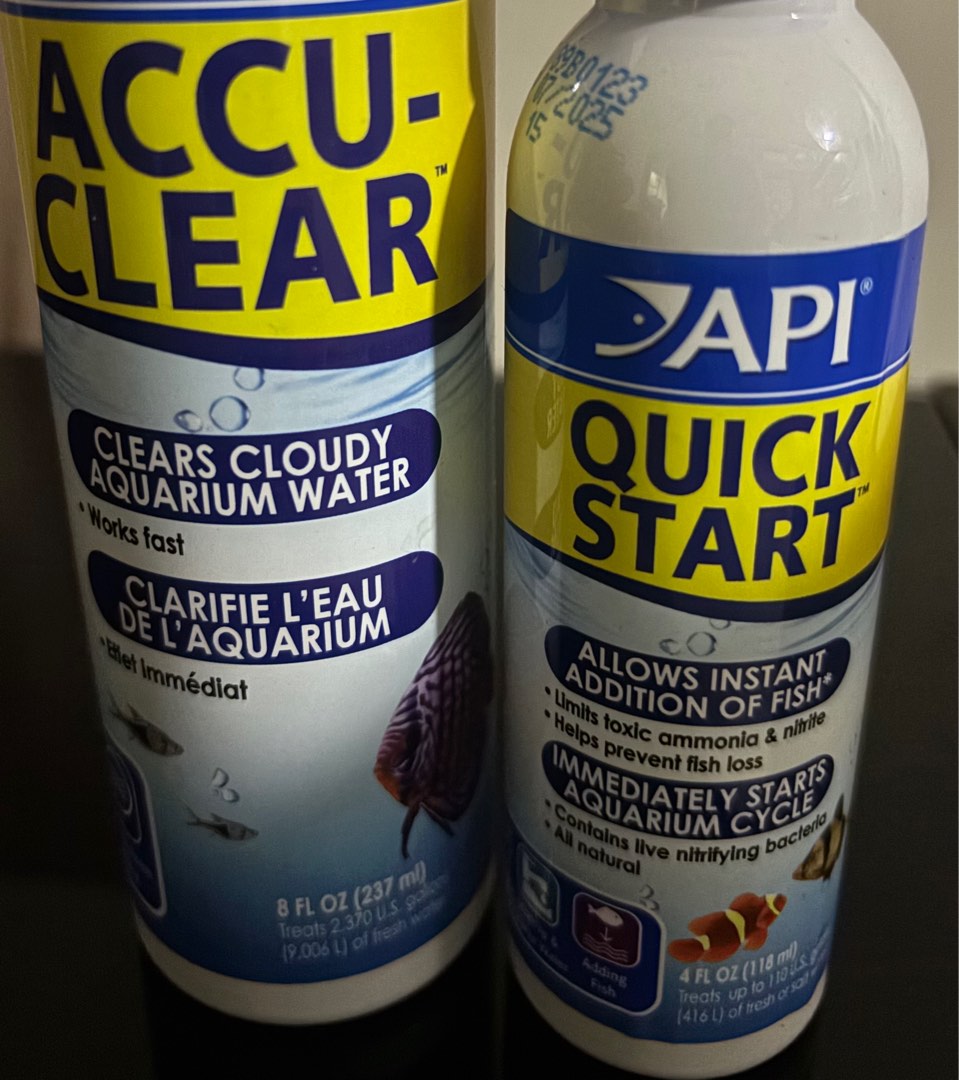 Quick Start & Accu-Clear - for aquarium , Everything Else on Carousell