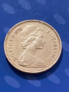 1971 UK Queen Elizabeth One New Pence old coin, Hobbies & Toys ...