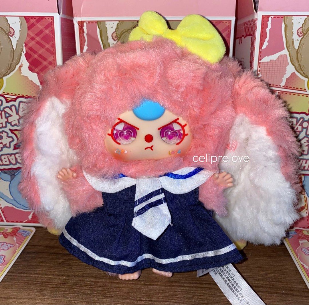 (READY) Baby Three Bb3 Macaron Bunny V2 - Peach Mata Rare Love, Toys ...