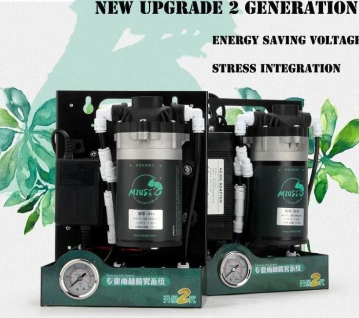 Reptile Fogger Mist Sprayer Automatic Watering Kit DIY Drip Irrigation ...