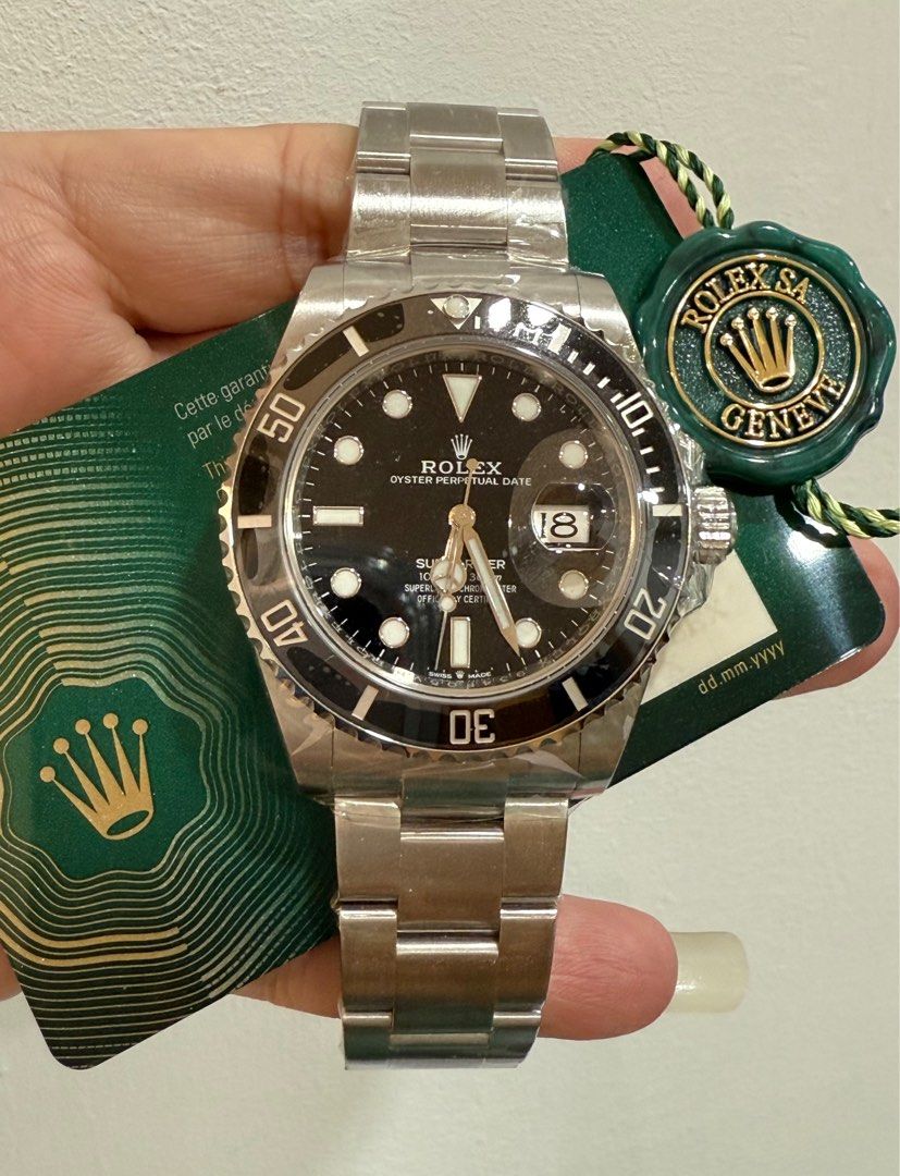 Rolex Submariner 41mm 126610LN Black Sub Full Sticker, Luxury, Watches ...
