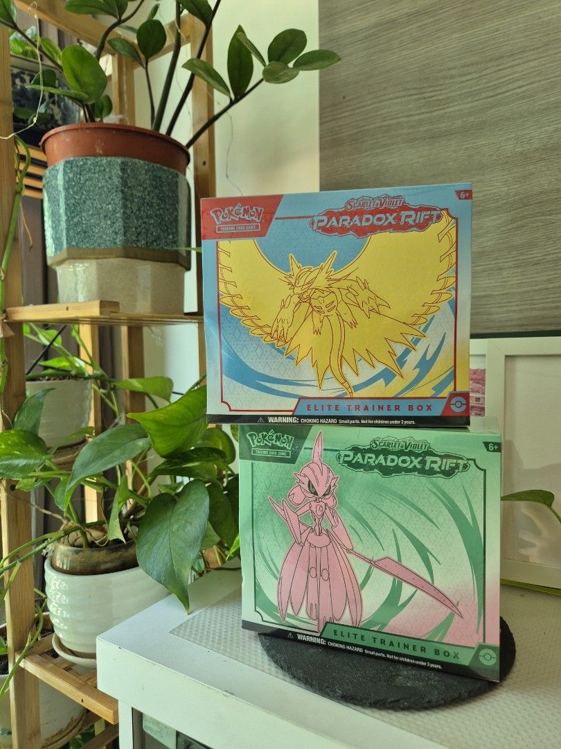 [SALE] Pokemon TCG Paradox Rift ETB Elite Trainer Box Art Set Roaring ...