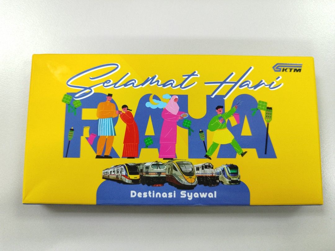 SAMPUL RAYA AIDILFITRI ( KTMB 2025 ), Hobbies & Toys, Collectibles ...