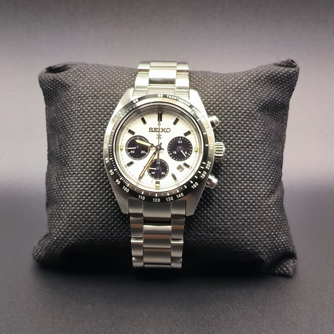 SEIKO PANDA JDM [BNIB] [RARE]- Solar Chronograph White Dial SBD-085 ...