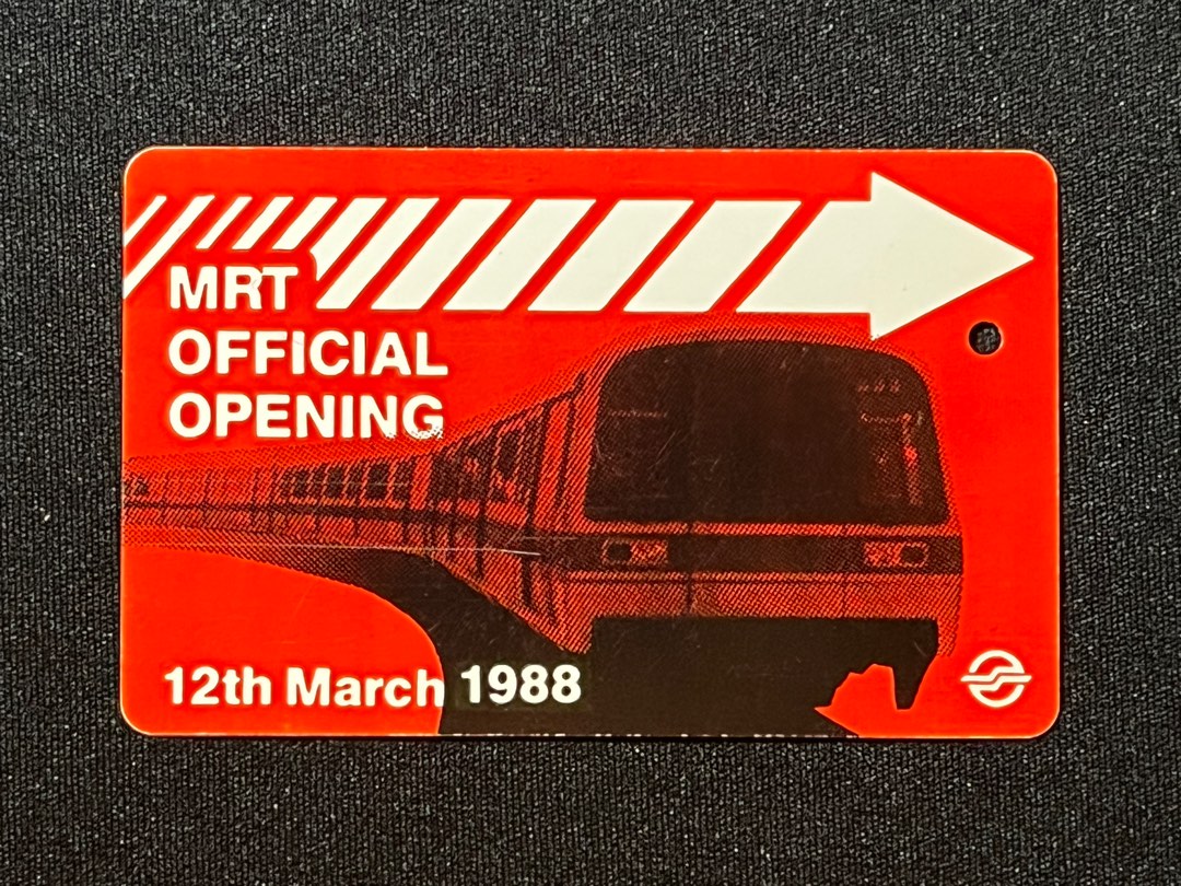 Set Of 1 SMRT Transitlink Card for $120 Per Set. MRT OFFICIAL OPENING ...