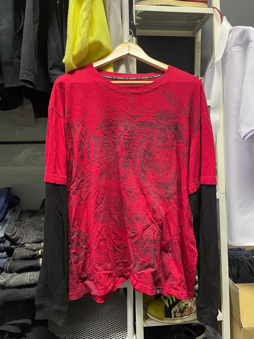 SINESTER DOUBLE SLEEVE EMO LIKE JNCO TAPOUT FUBU SOUTHPOLE DC SHOE ...