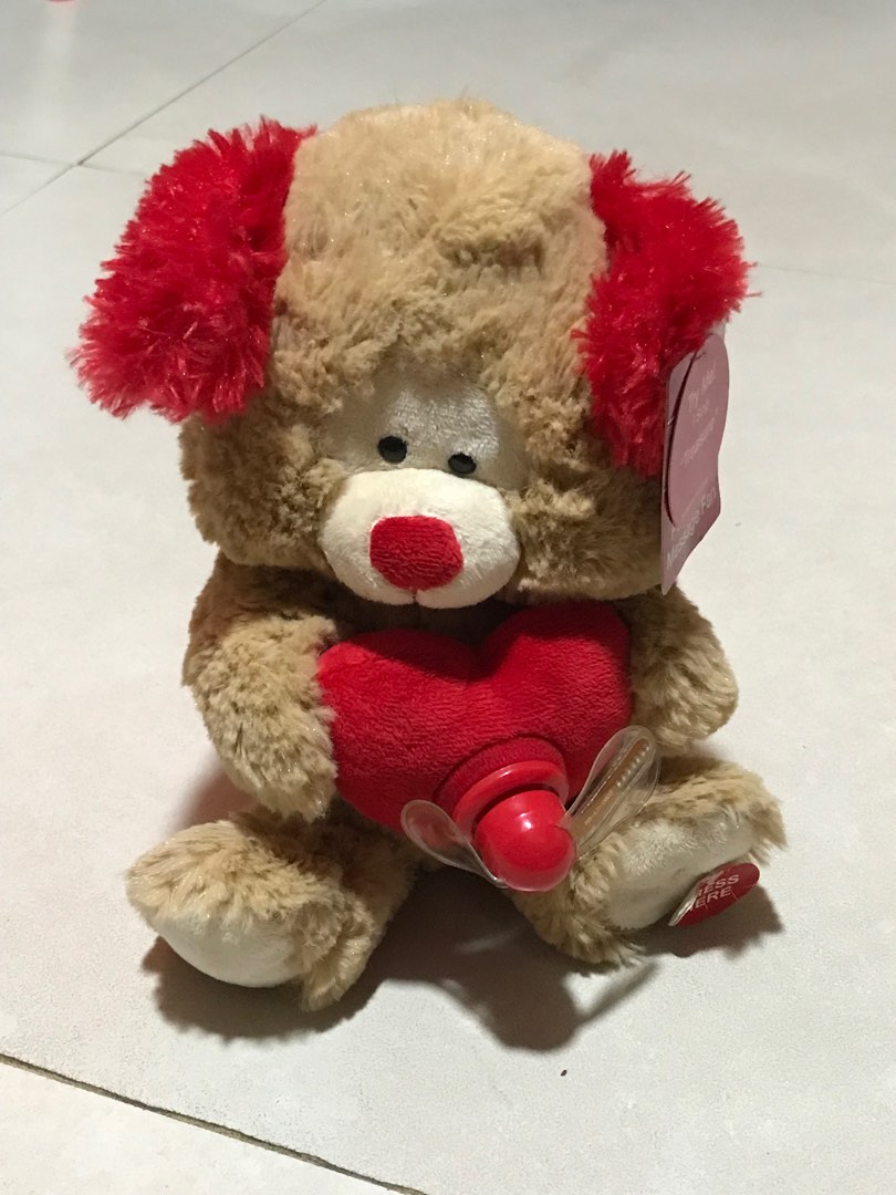 Singing Puppy Led Message Fan, Hobbies & Toys, Toys & Games on Carousell