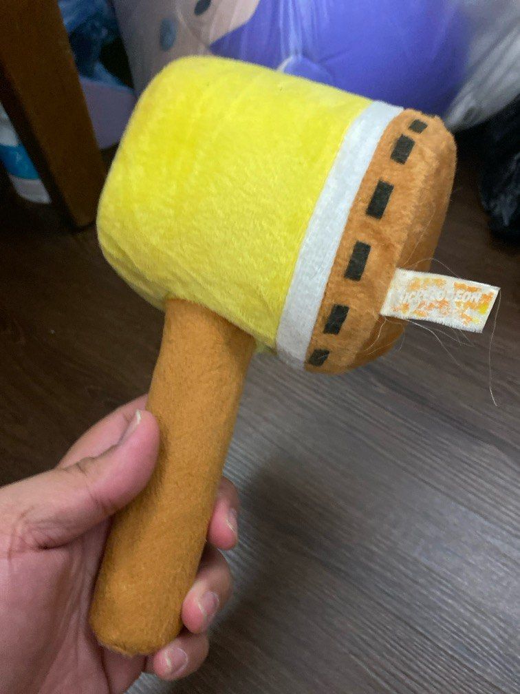 Spongebob Square Pant Hammer Toy, Hobbies & Toys, Toys & Games on Carousell