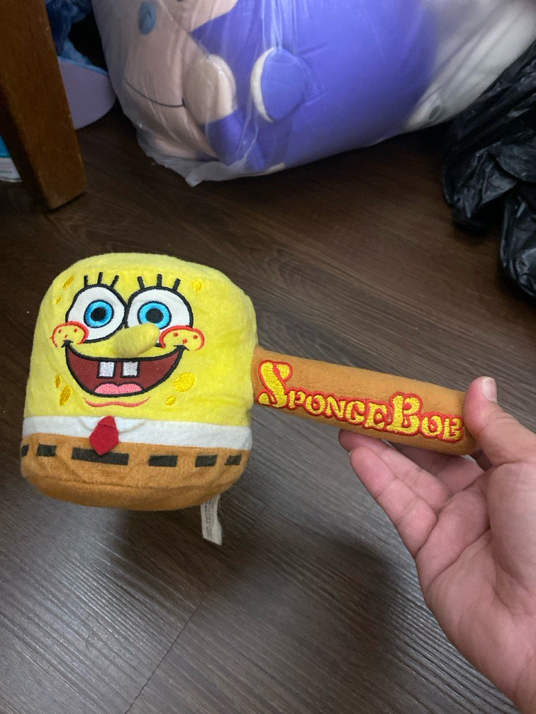 Spongebob Square Pant Hammer Toy, Hobbies & Toys, Toys & Games on Carousell