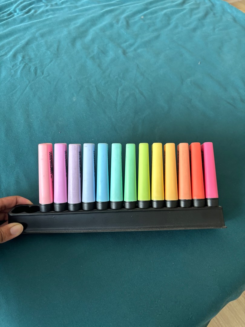 Stabilo Pastel Highlighter set with case, Hobbies & Toys, Stationery ...
