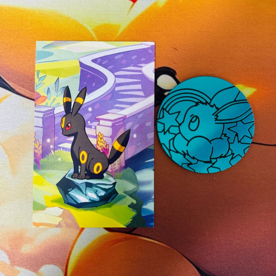 SV8.5 Prismatic Evolution Umbreon Tin with Coin & Card with Mail ...