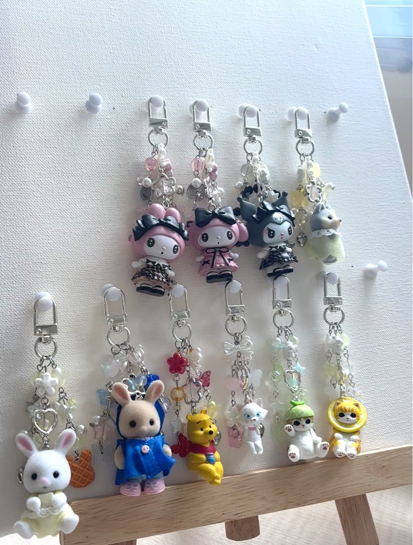 sylvanian keychains, Hobbies & Toys, Stationery & Craft, Handmade Craft ...