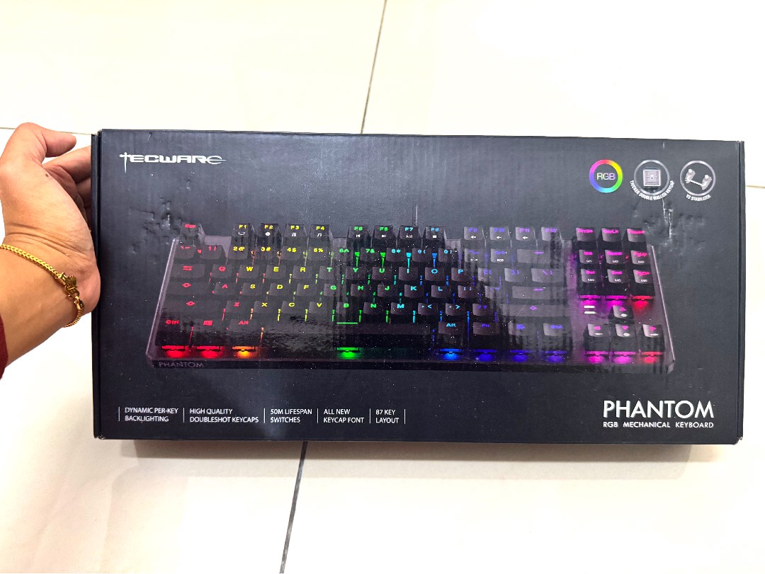 Tecware Phantom RGB Keyboard, Computers & Tech, Parts & Accessories ...