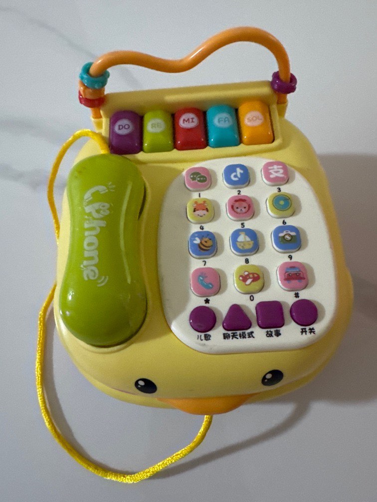 Telephone with song and sounds, Hobbies & Toys, Toys & Games on Carousell
