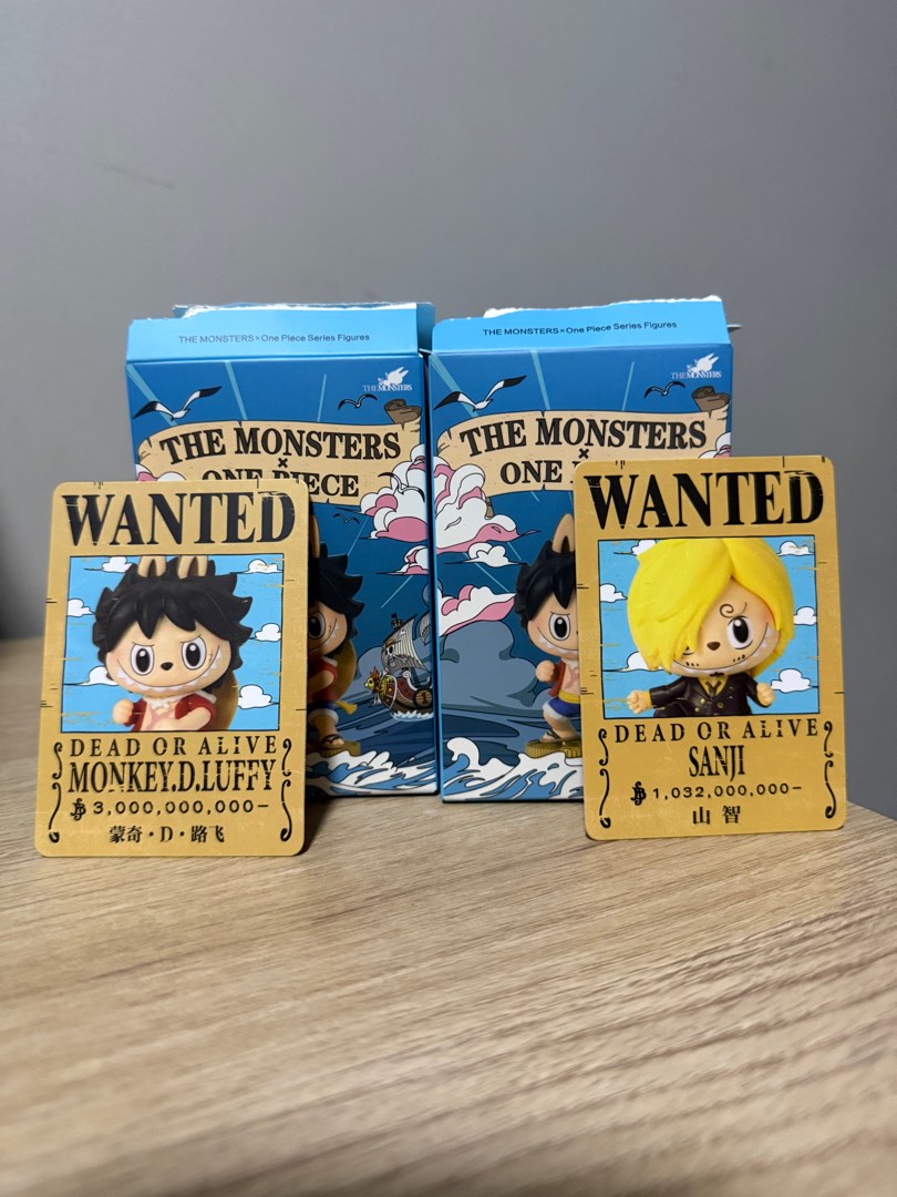 The Monsters x One Piece Luffy, Sanji, Hobbies & Toys, Toys & Games on ...
