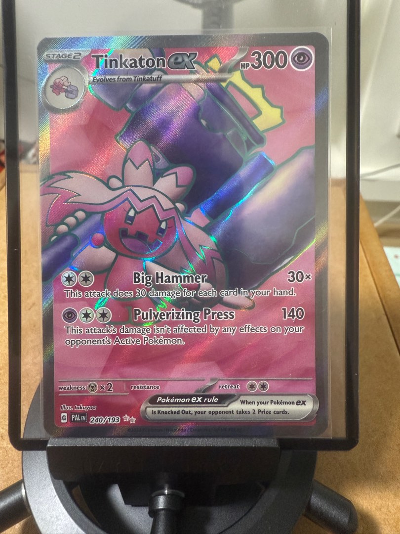 Tinkaton ex SV02: Paldea Evolved #240/193 Ultra Rare Pokemon Card T2 ...