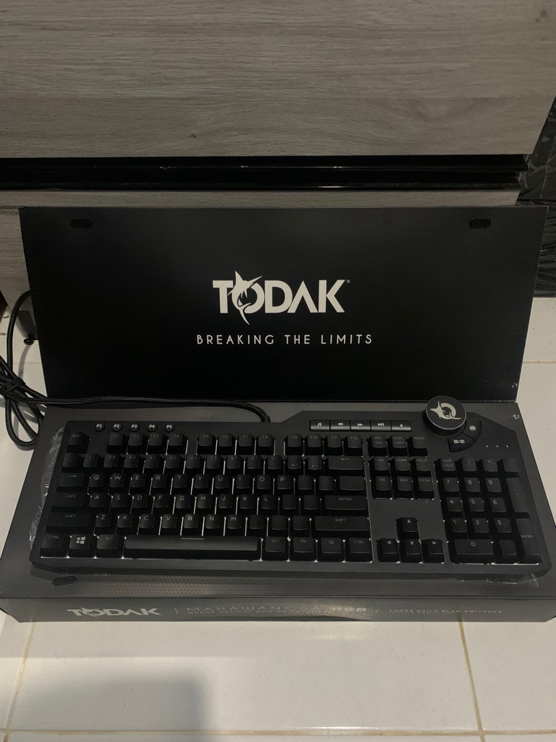 TODAK Gaming Keyboard (MAHAWANGSA RGB), Computers & Tech, Parts ...