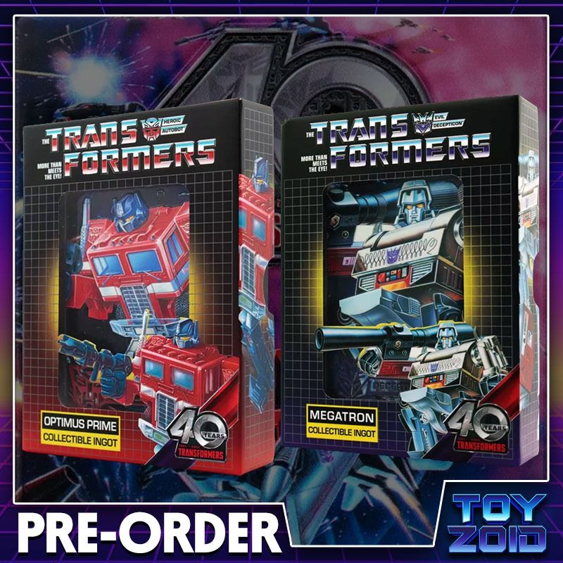 Transformers 40th Anniversary Limited Edition Metal Ingot Autobots ...