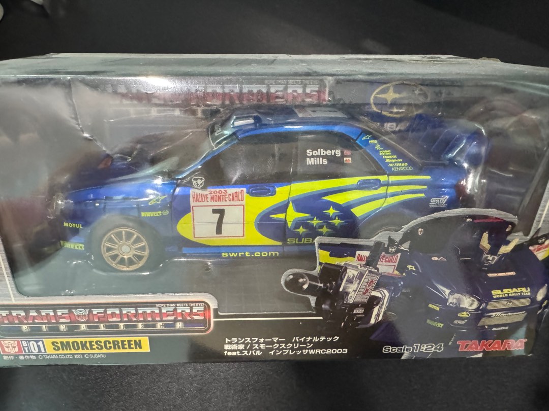Transformers Smokescreen Subaru Impreza WRC die cast , Hobbies & Toys ...