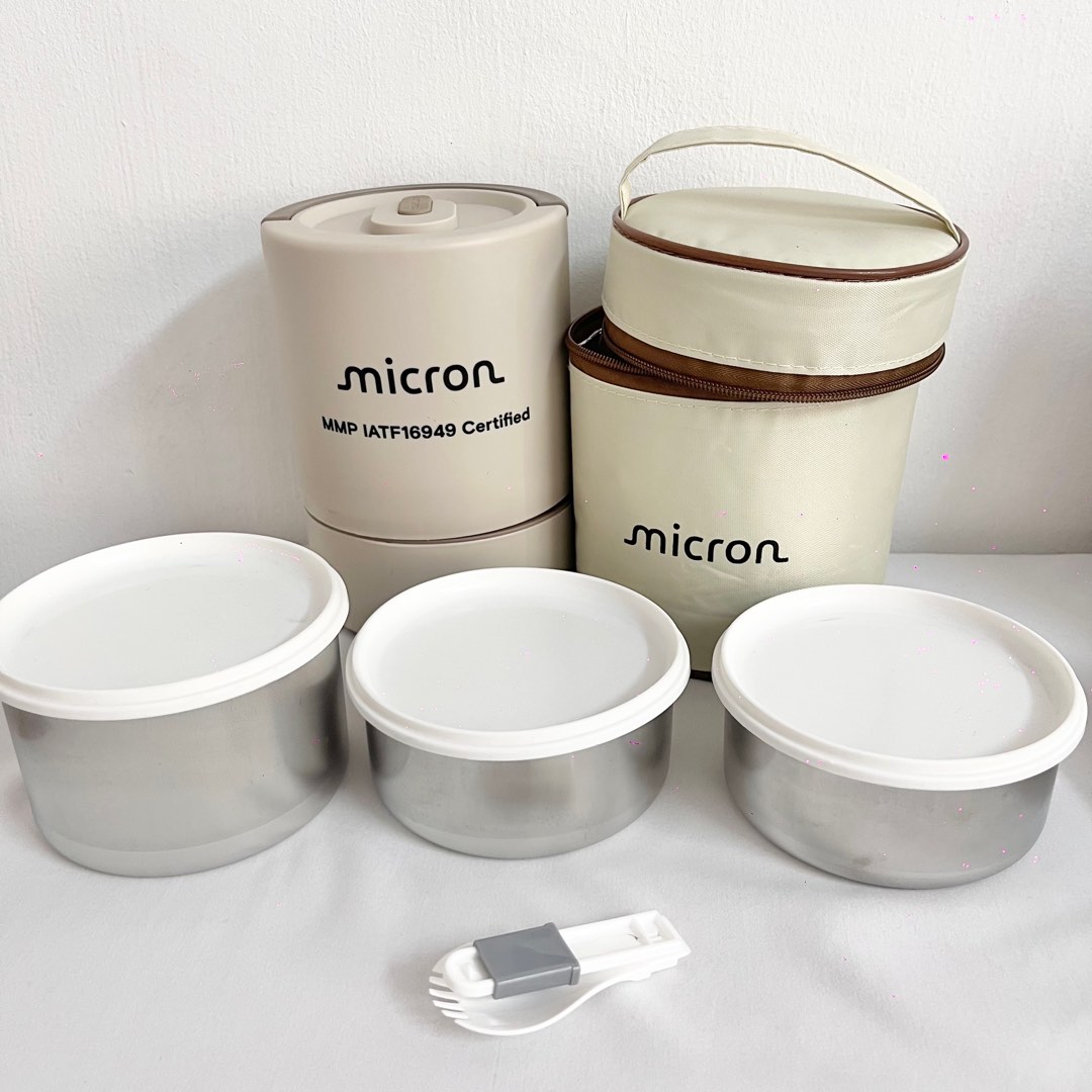 Triple Decker Lunch Box, Furniture & Home Living, Kitchenware ...