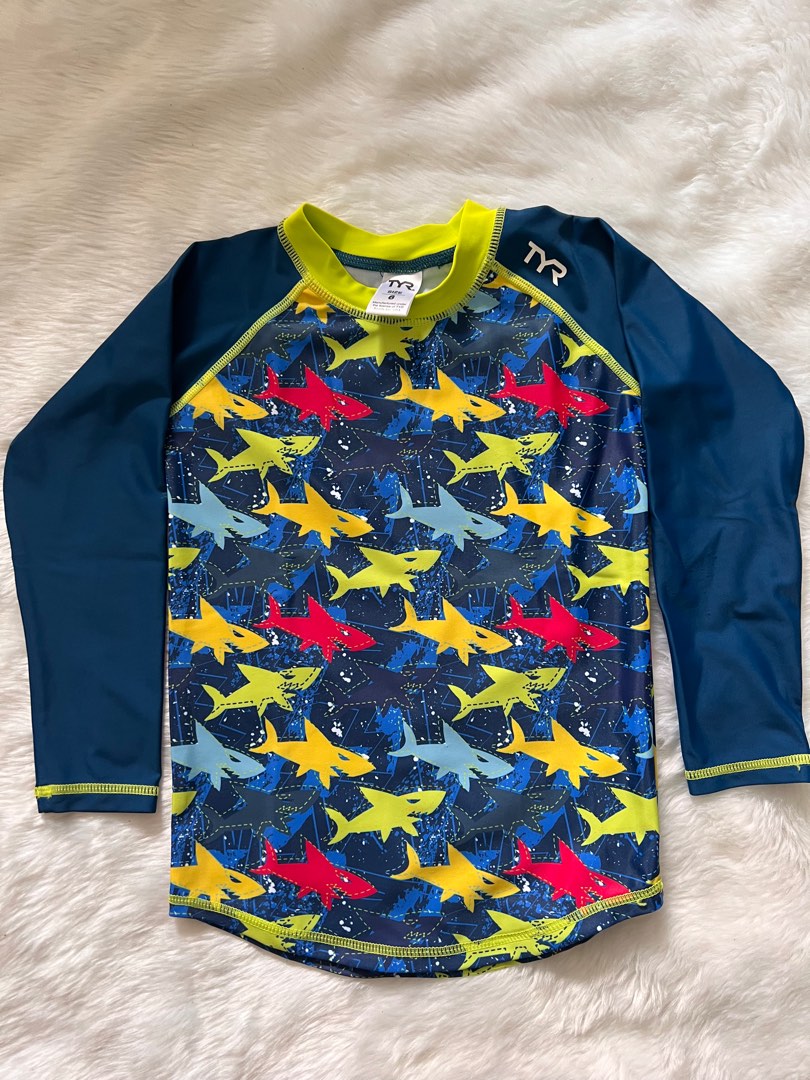 TYR Long Sleeve Rashguard, Babies & Kids, Babies & Kids Fashion on ...