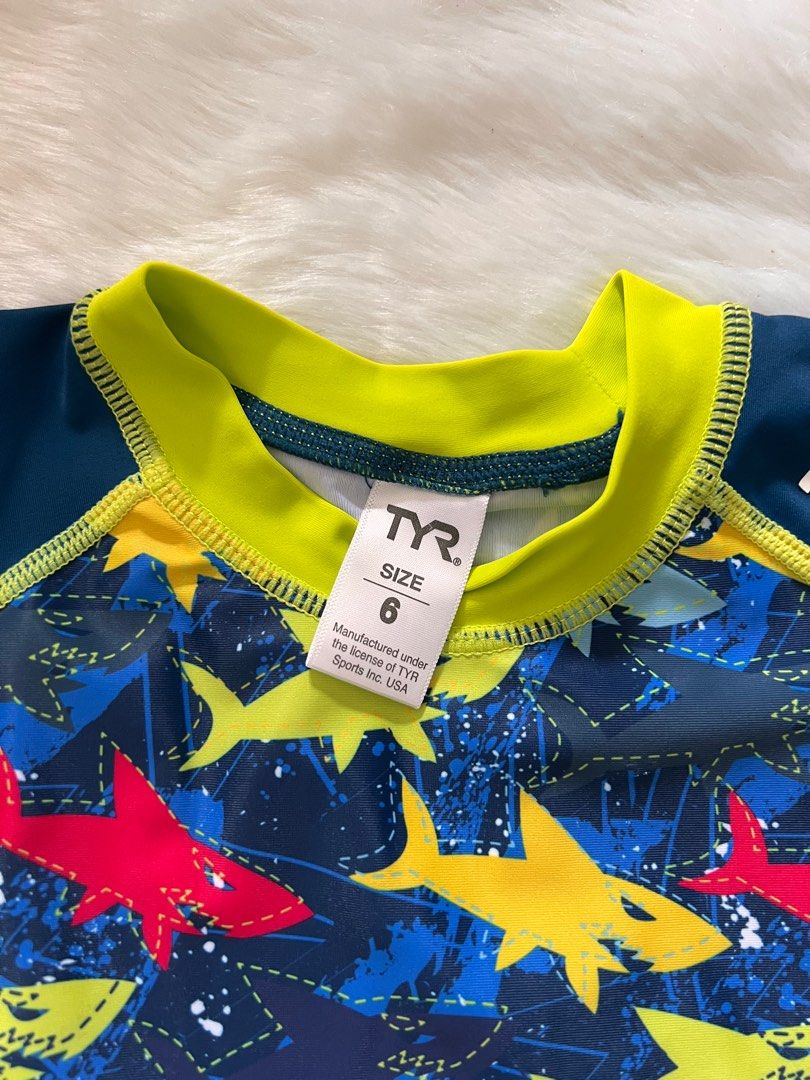TYR Long Sleeve Rashguard, Babies & Kids, Babies & Kids Fashion on ...
