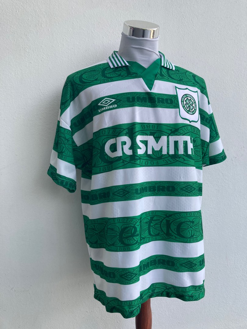 Vintage Adidas Umbro Celtic 1995 Jersey Jersi kit, Men's Fashion ...