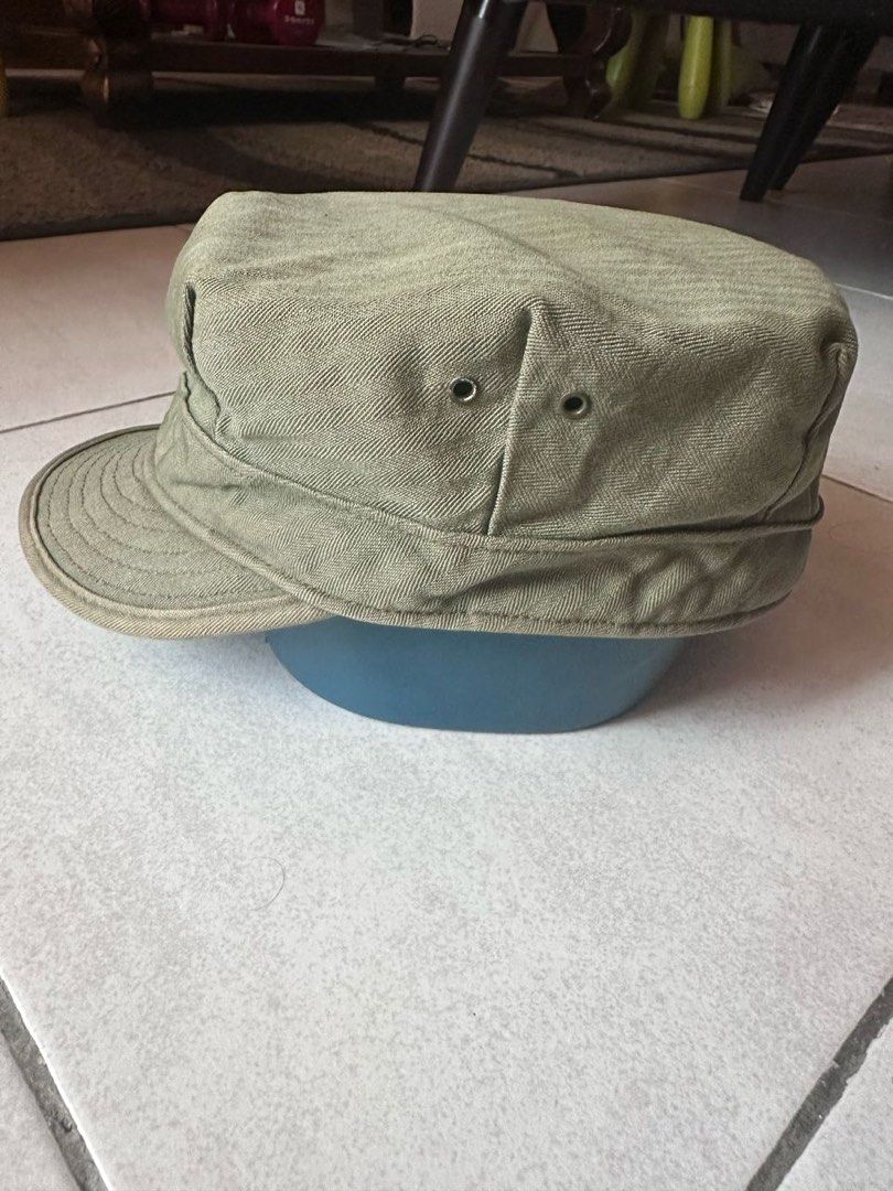Vintage Army cap HBT WW2, Men's Fashion, Watches & Accessories, Cap ...