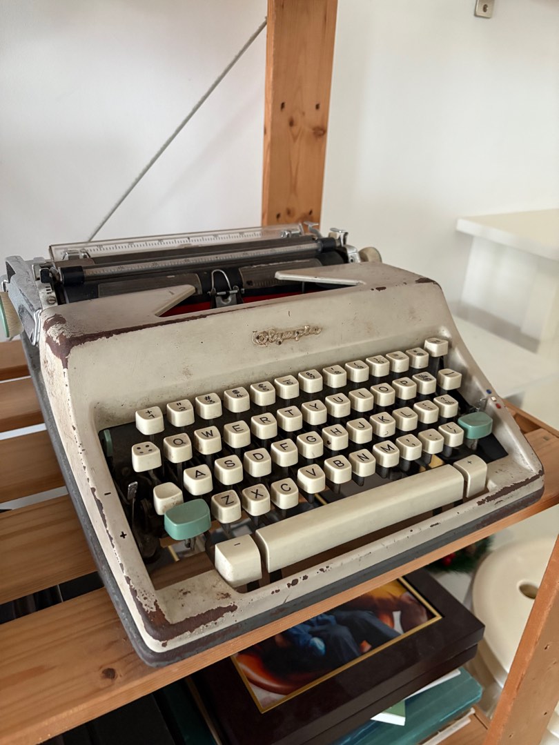 Vintage Olympic Typewriter, Furniture & Home Living, Home Decor, Other ...