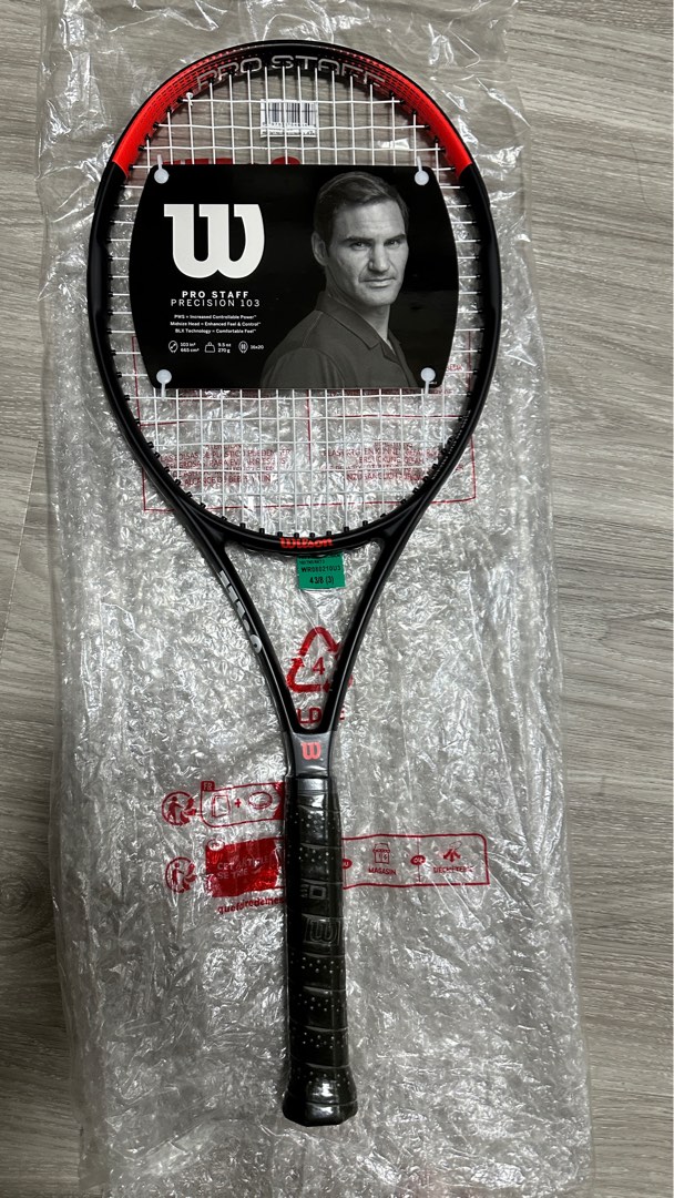 Wilson Tennis Pro Staff Precision 103, Sports Equipment, Sports & Games ...