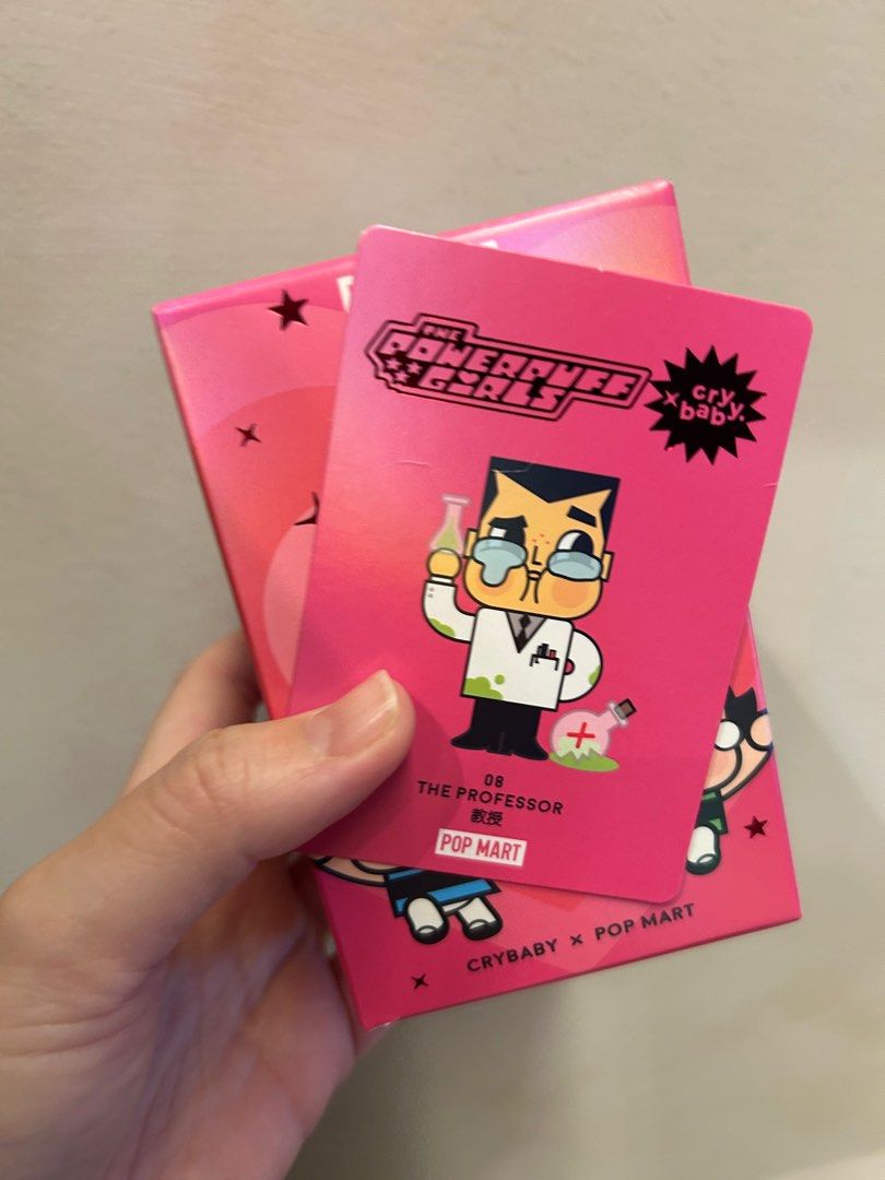 WTT wts Sealed foil Authentic popmart crybaby powerpuff girls PPG ...