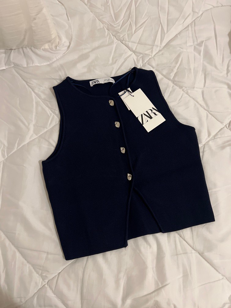 Zara top, Women's Fashion, Tops, Sleeveless on Carousell