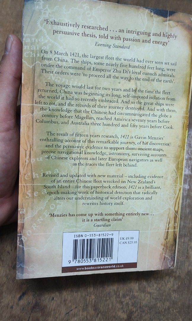 1421: The Year China Discovered the World by Gavin Menzies (BB ...