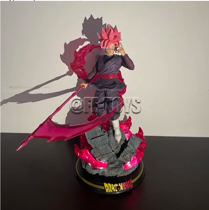 28CM Dragon Ball Z Zamasu Figure Black Goku PVC Action Figures GK ...
