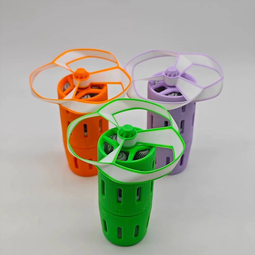 3D printed flying device. No springs no electrical, fully created via ...