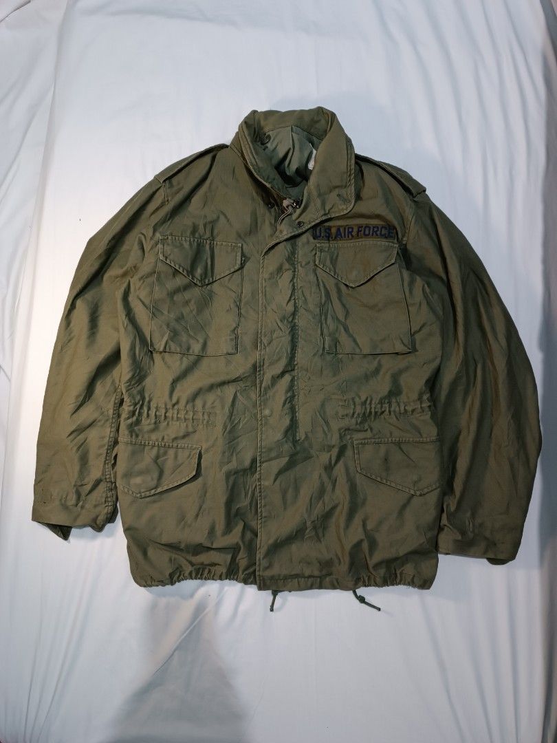 80s US military M65 OG 107 coat cold weather field jacket, Men's Fashion, Coats, Jackets and ...
