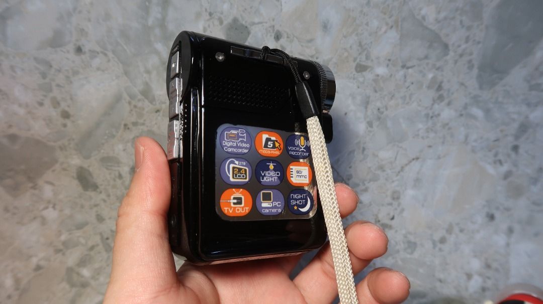 浪漫懷舊風 黑色 復古懷舊風 小DV 手持DV 翻轉螢幕 數位相機 CCD相機 錄影 復古CCD, 相機攝影, 相機在旋轉拍賣