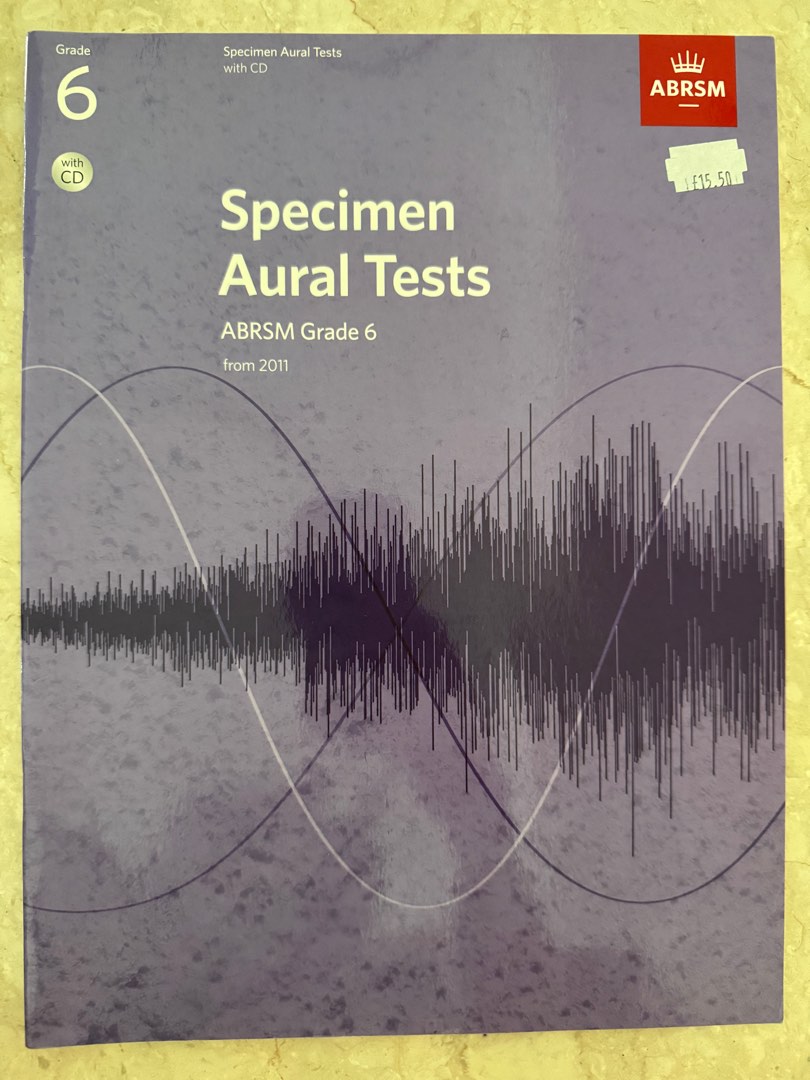 ABRSM Specimen Aural Tests Grade 6, Hobbies & Toys, Books & Magazines ...