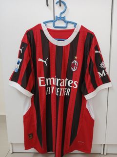 AC MILAN HOME KIT 23/24, Men's Fashion, Activewear on Carousell