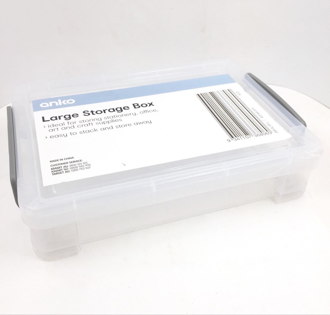 ANKO Large Office Crafts Storage Box, Furniture & Home Living, Home ...