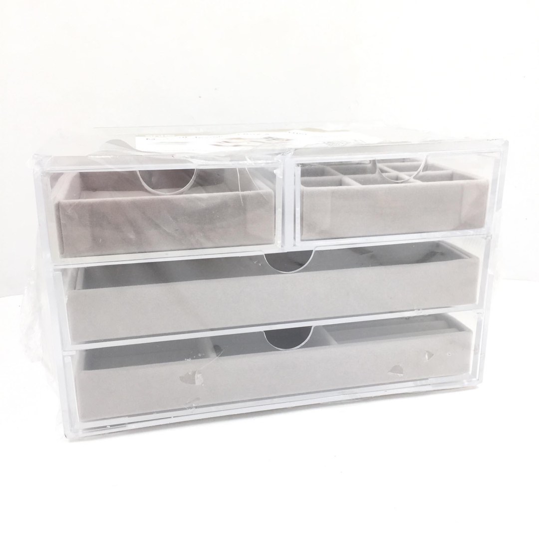 ANKO Modular Jewellery Box 4 Drawer with Issue, Furniture & Home Living ...