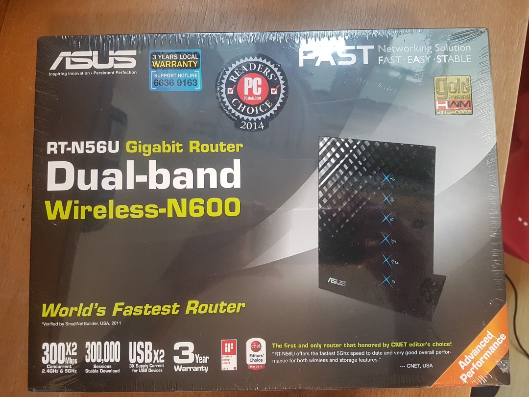 Asus Dual-Band Wireless-N600 Gigabit Router (RT-N56U), Computers & Tech ...