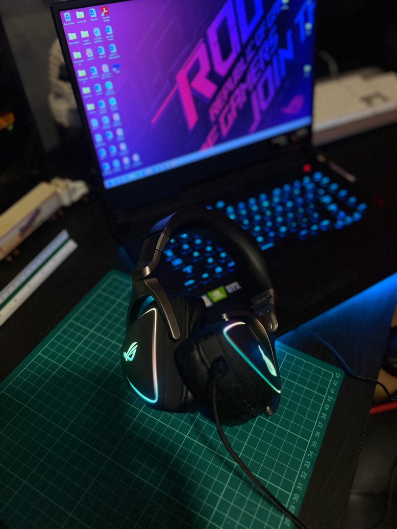ASUS ROG Delta Gaming Headset, Audio, Headphones & Headsets on Carousell