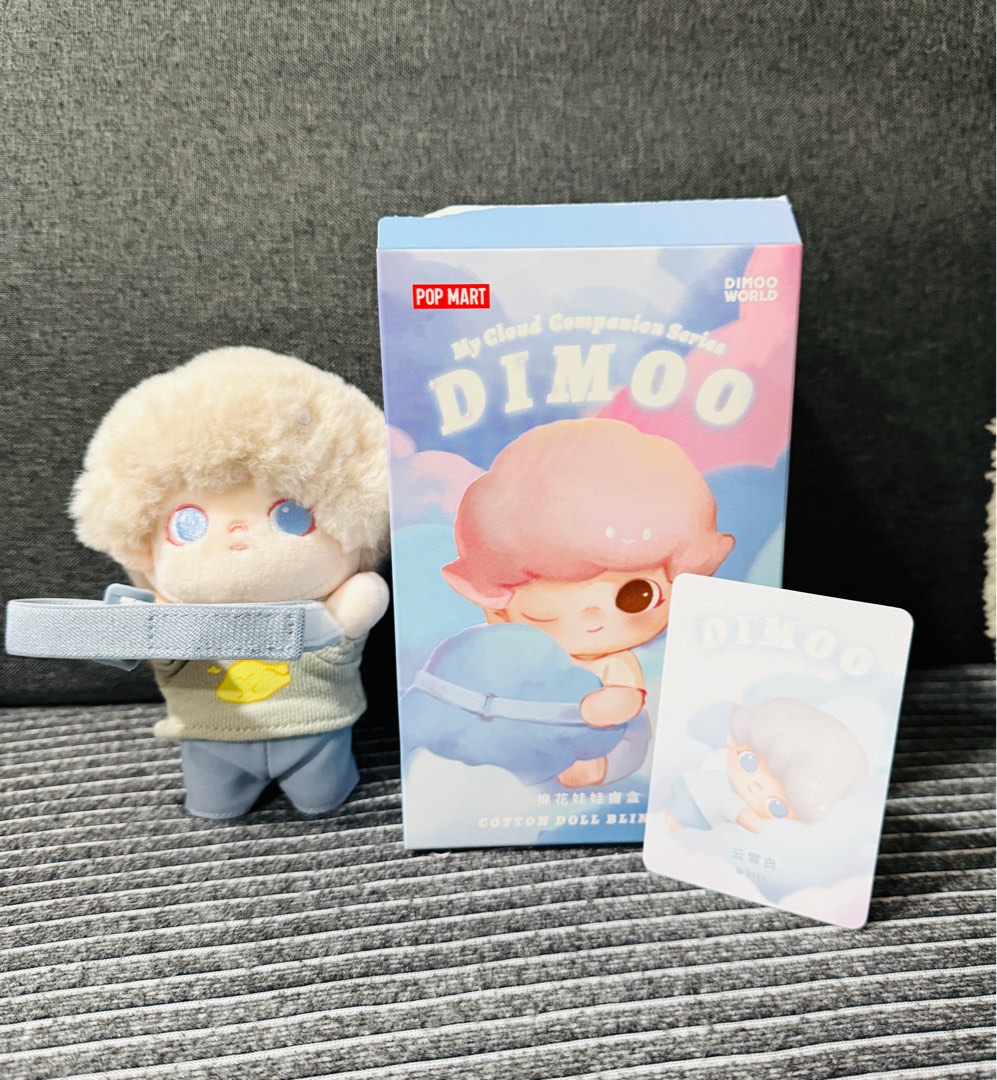 Authentic Popmart: Dimoo Cotton Doll (White), Hobbies & Toys, Toys ...