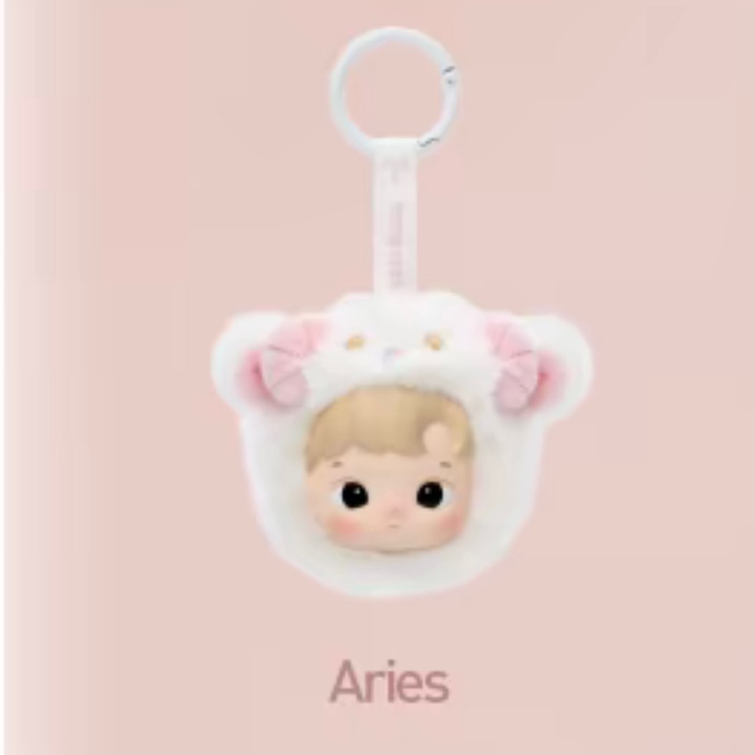 Authentic Popmart Hacipupu The Constellation Series Vinyl Plush Aries ...