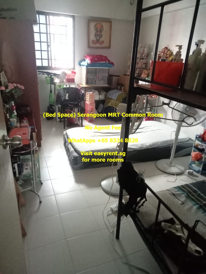 (Bed Space) Serangoon MRT Common Room, Property, Rentals, Room Rentals ...