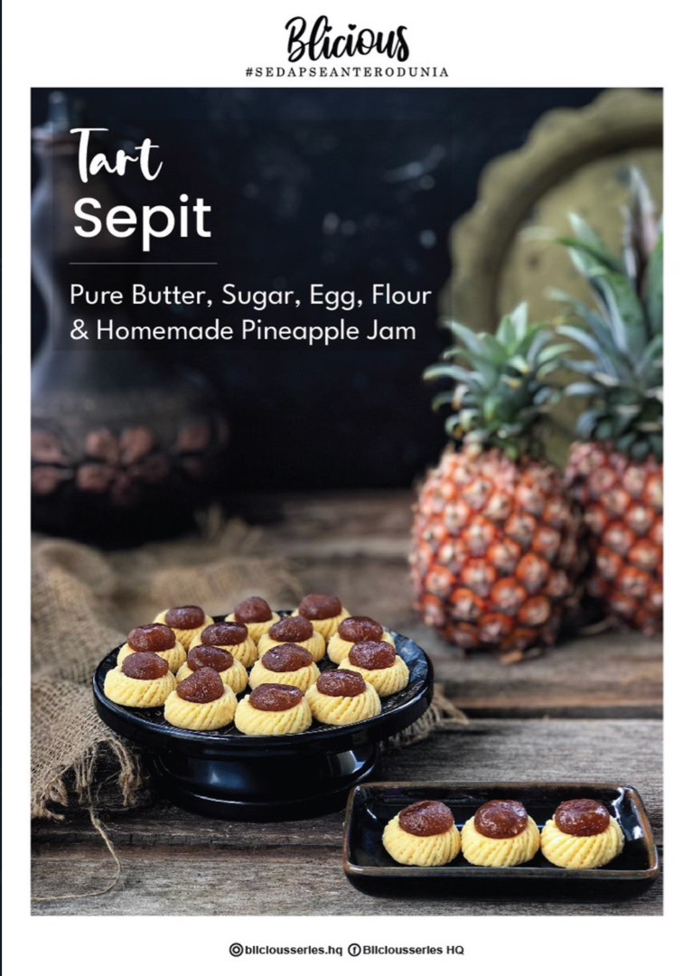 Blicious tart sepit, Food & Drinks, Homemade Bakes on Carousell